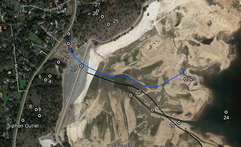 Historic North Fork, Rose Spring Ditch in Granite Bay and Folsom