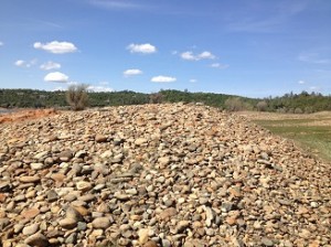 Mining Bars, Viaduct along American River Folsom Lake