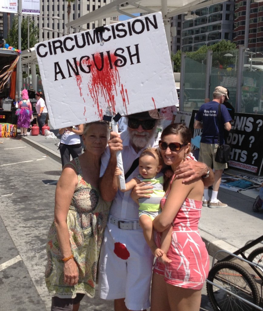 Intactivists March for Genital Rights in San Francisco Pride Parade