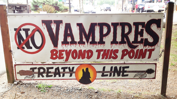 Tiny town of Forks loves Twilight vampires