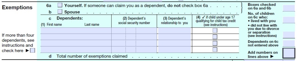 ACA households, dependents, exemptions and confusion