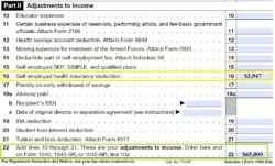 Health Insurance 1095A Subsidy Flow Through IRS Tax Return
