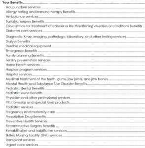 Covered California Health Plan Benefits Are The Same Across Insurance ...