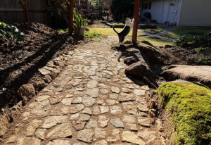 Building and Walking on a Quartz Crystal Pathway