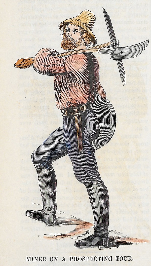 Early Sacramento Lisle's Bridge, Cemetery, Gold Prospector