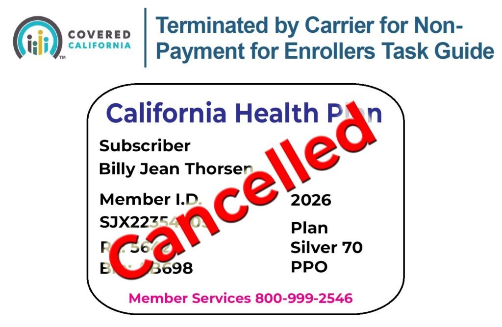 Don't Call Covered California if Your Health Plan is Cancelled